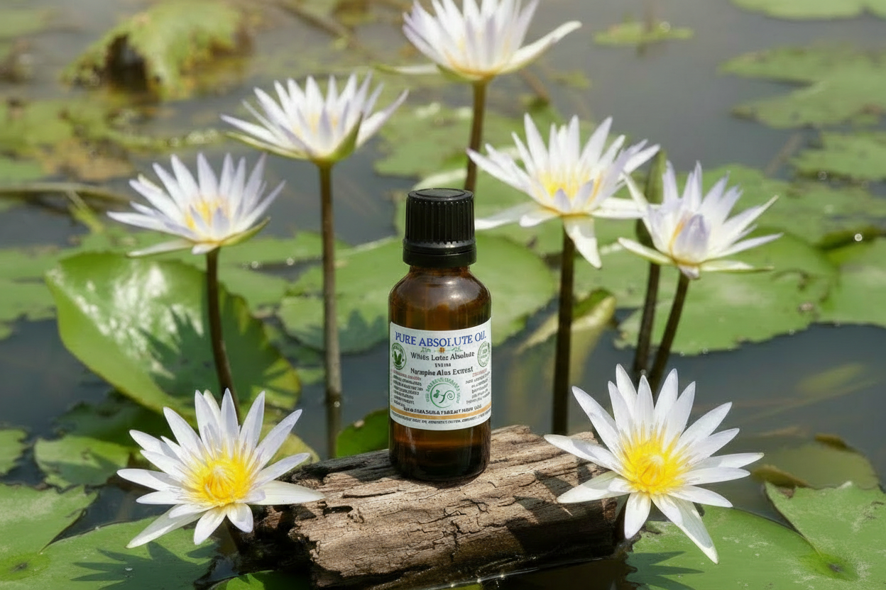 White Lotus Absolute - Nymphaea Alba Extract | Perfumery Grade – The ...